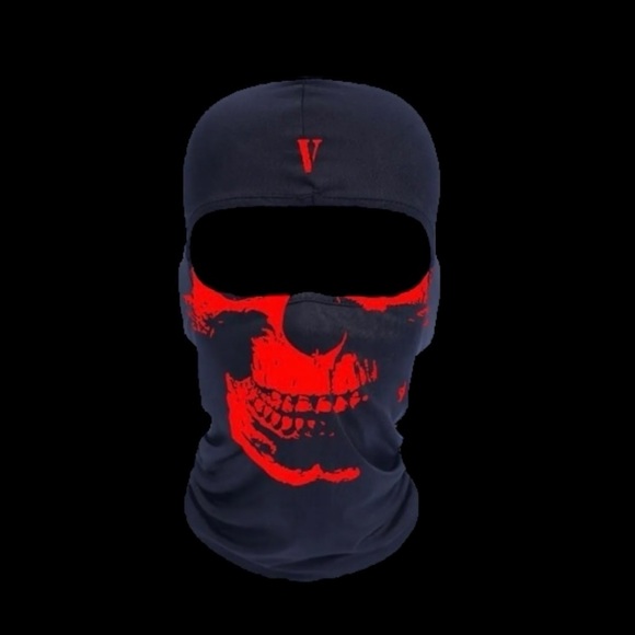 VLONE | Accessories | Vlone Skull Ski Mask Red | Poshmark